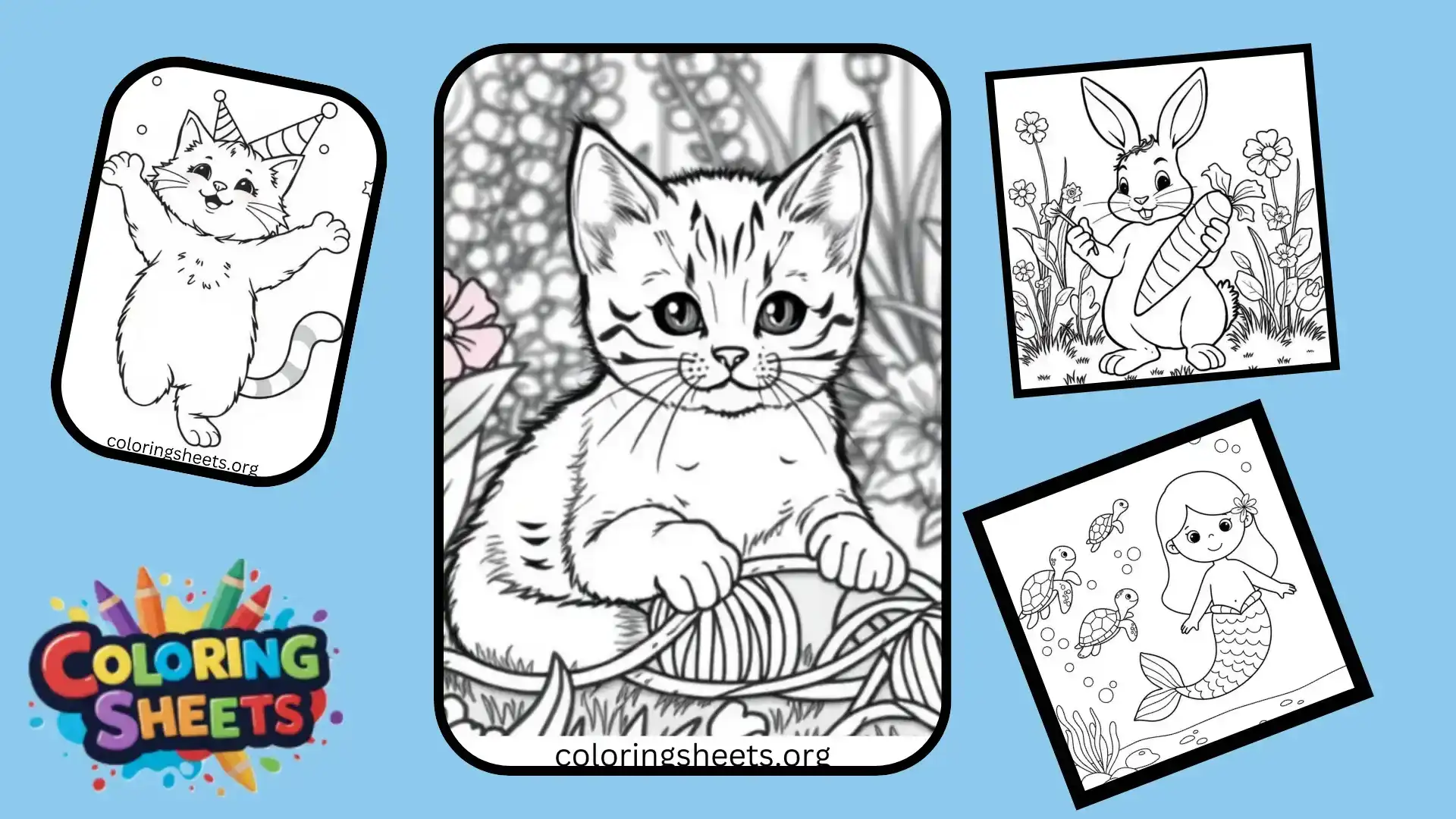 Coloring Sheets | Free Printable Pages for All Ages